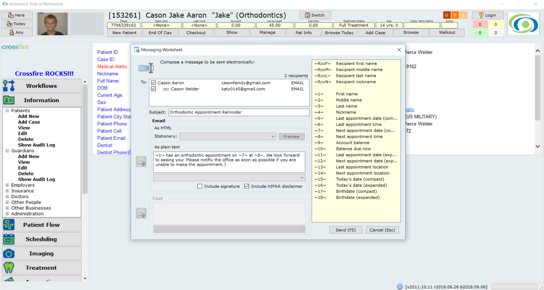 Oasys Crossfire – Practice Management Software for Orthodontics
